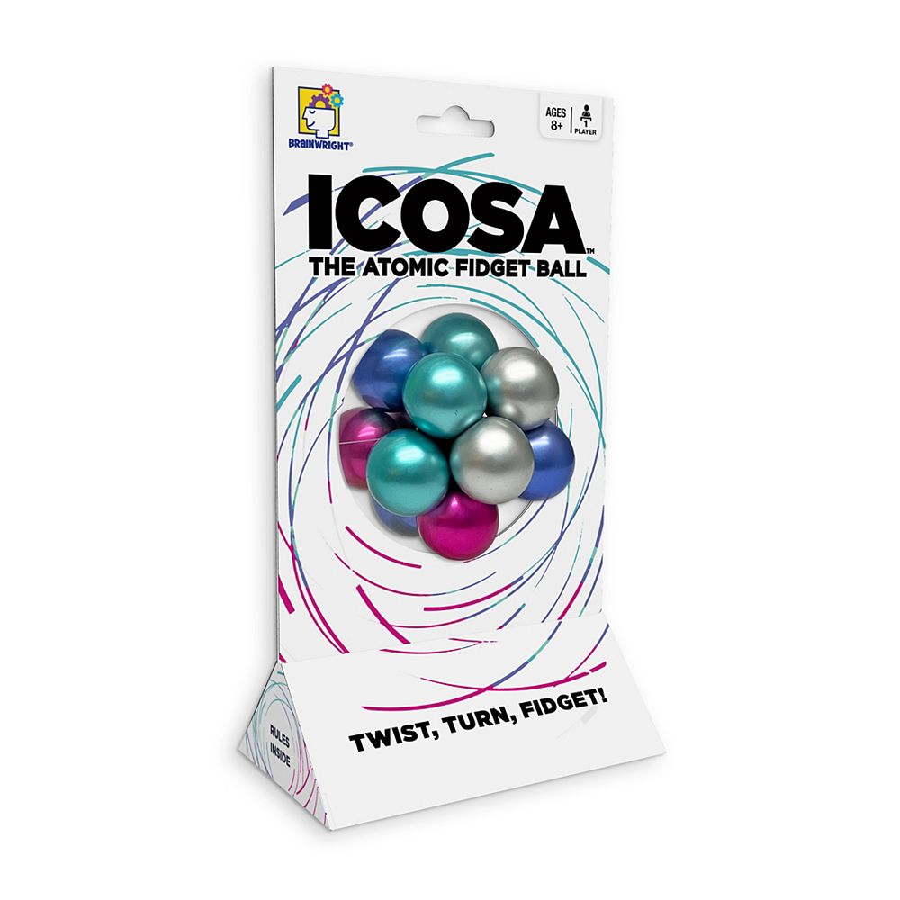 Brainwright Icosa Ice-Atomic Fidget Ball