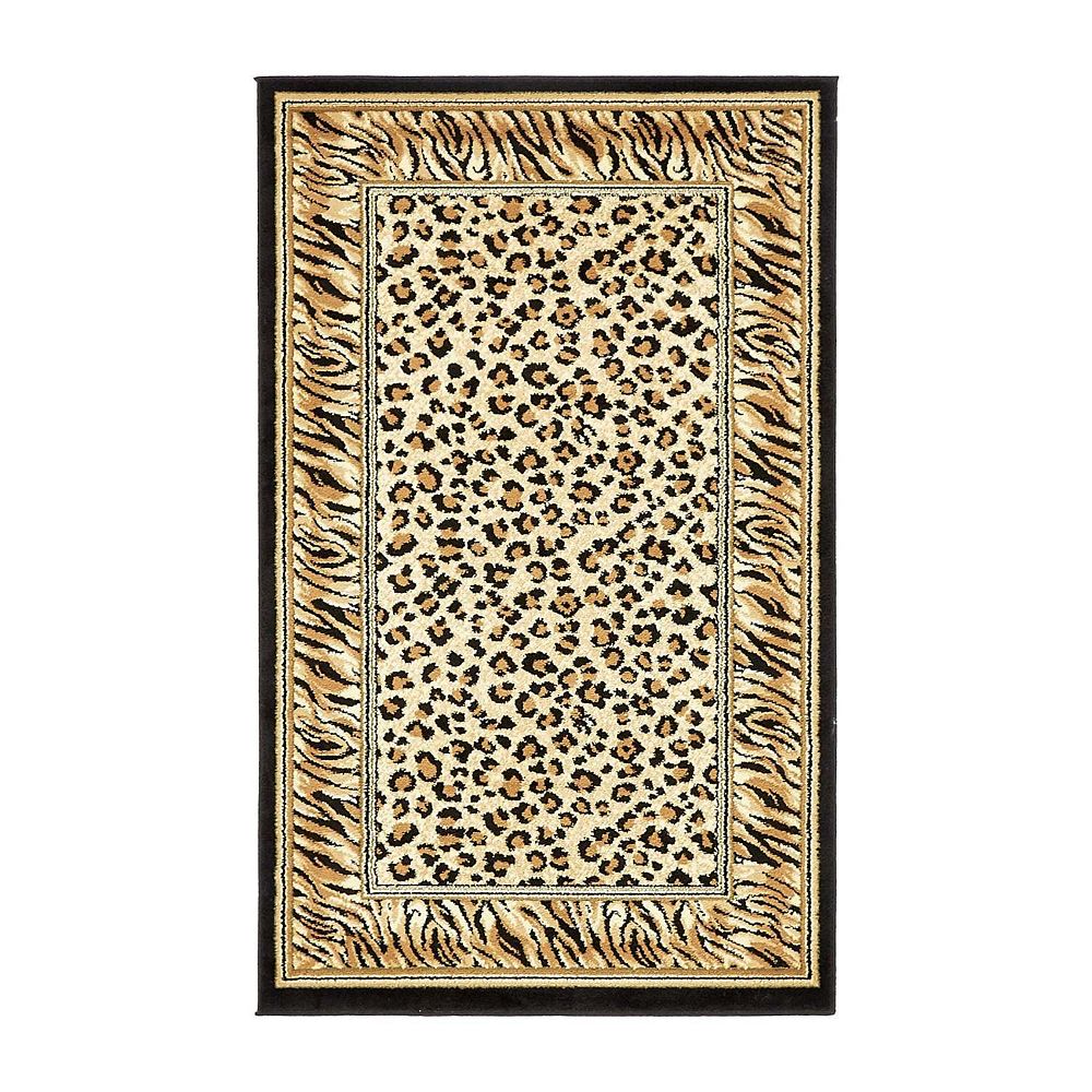 Unique Loom Cheetah Wildlife Rug