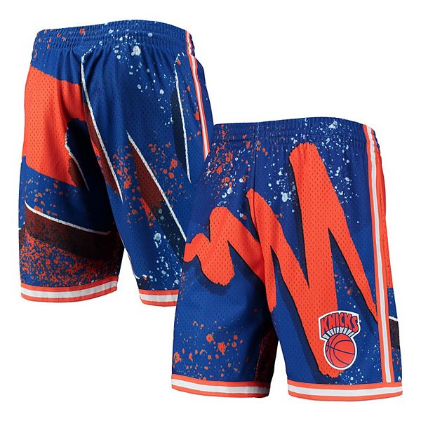 Men's Mitchell & Ness Blue New York Knicks Hardwood Classics 1991 Hyper ...