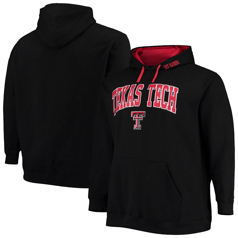 Men's Colosseum Black Texas Tech Red Raiders Big & Tall Arch & Logo 2.0 ...