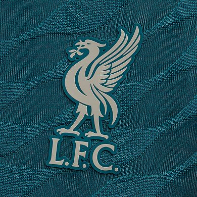 Men's Nike Green Liverpool Elite Drill Performance Quarter-Zip Top