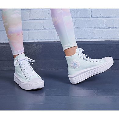 Girls 7-16 Converse Printed High Rise Dri-FIT Leggings