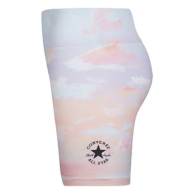 Girls 7-16 Converse Printed Dri-FIT Bike Shorts
