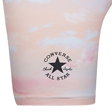 Girls 7-16 Converse Printed Dri-FIT Bike Shorts