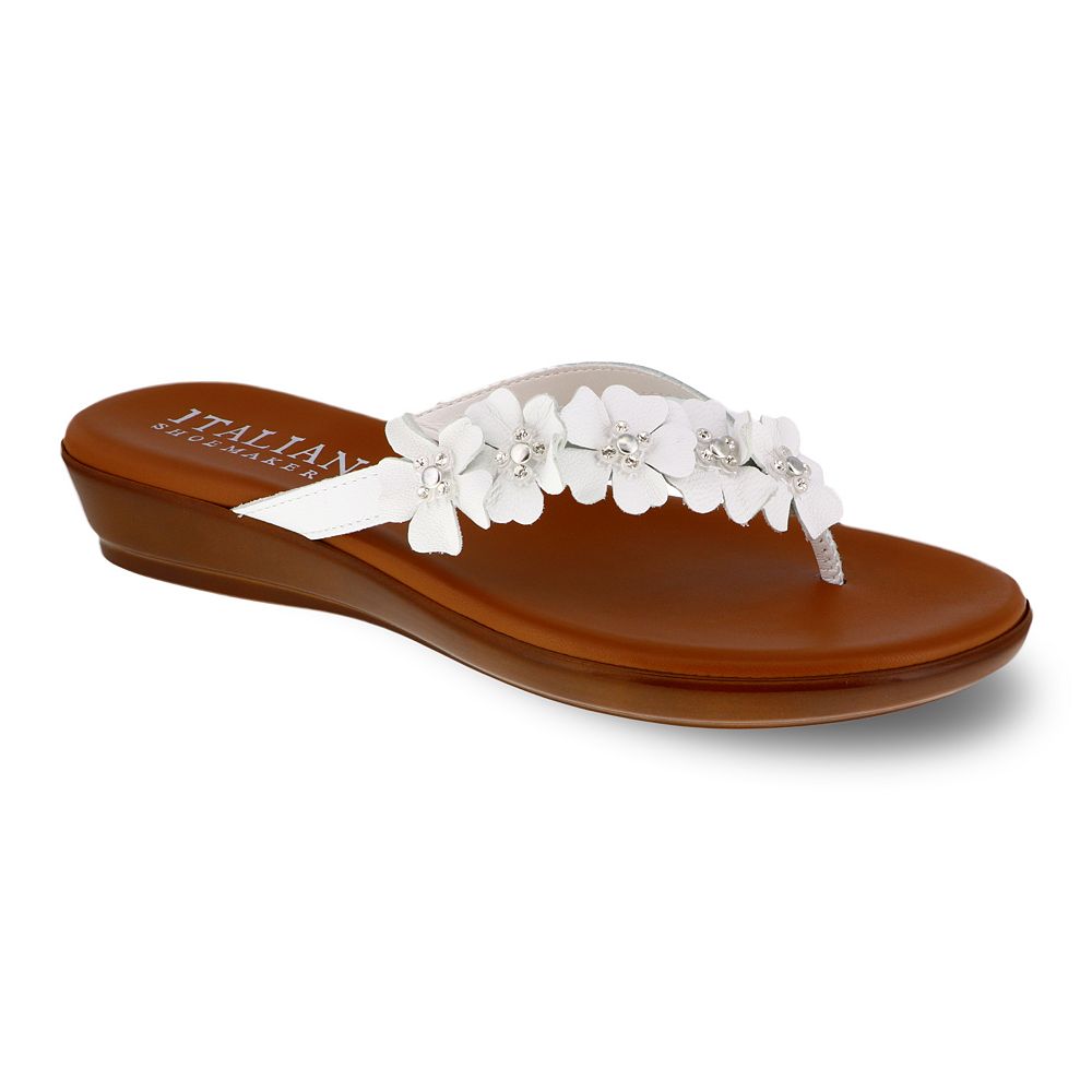 Women's Italian Shoemakers Emina Flat Sandals