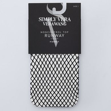 Women's Simply Vera Vera Wang Medium Fishnet Tights