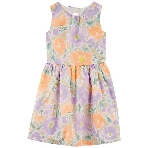 Girls 4-14 Carter's Floral Easter Dress