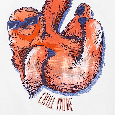 Boys 4-12 Carter's Sloth Tops & Bottoms Pajama Set