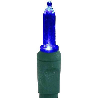 Sunnydaze 70 Ct Indoor/Outdoor Holiday LED String Lights - Blue - 23 ft