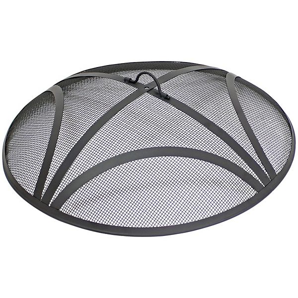 Sunnydaze 24 in Reinforced Steel Mesh Round Fire Pit Spark Screen