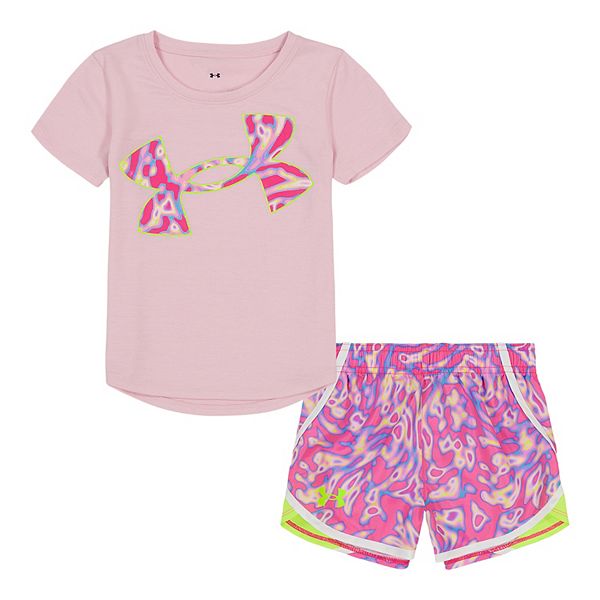 Baby & Toddler Girl Under Armour Good Game Tee & Shorts Set