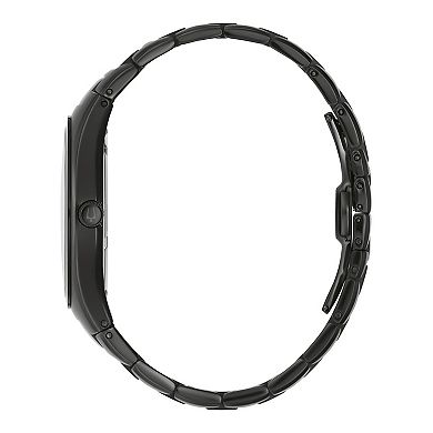 Bulova Men's Classic Black Stainless Steel Watch - 98C129