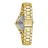 Bulova Women's Gold-Tone Stainless Steel Mother Of Pearl & Crystal ...