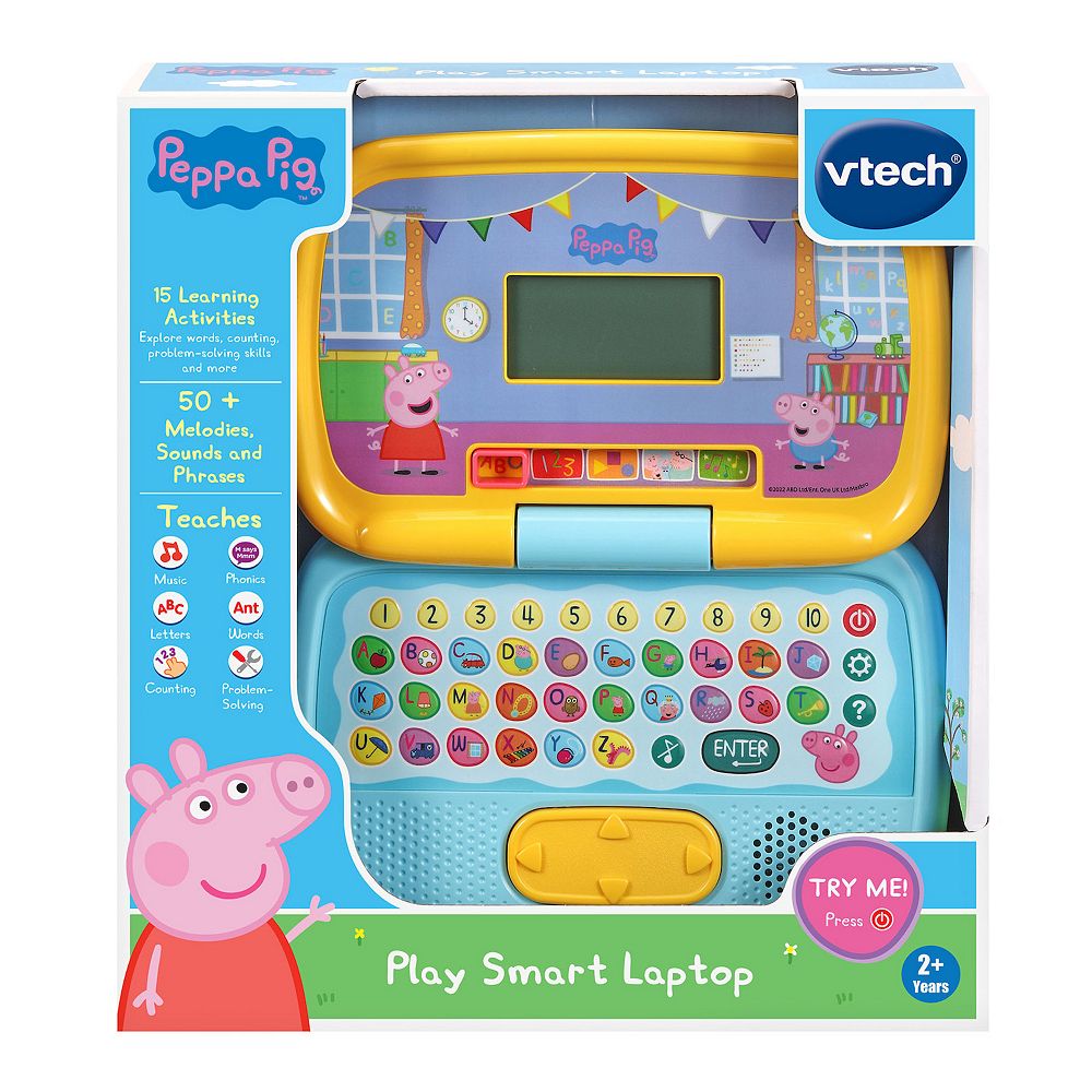 VTech Peppa Pig Play Smart Laptop STEM Learning Toy