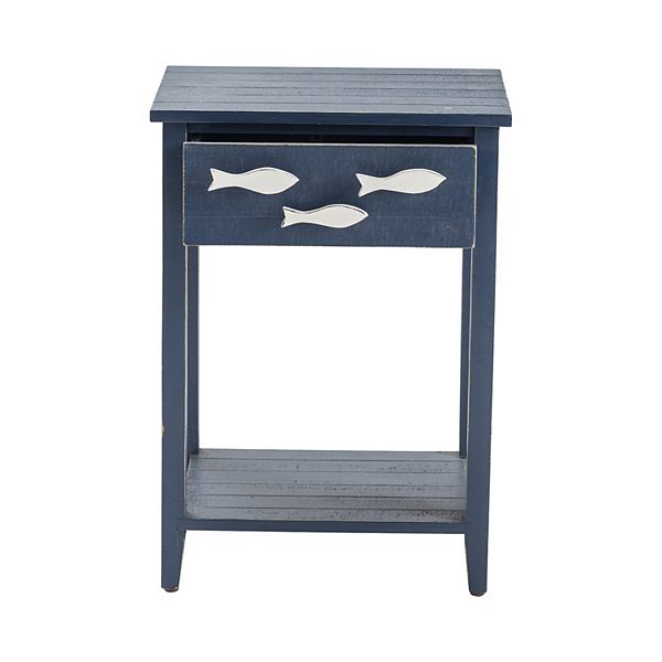 Nautical One-Drawer End Table