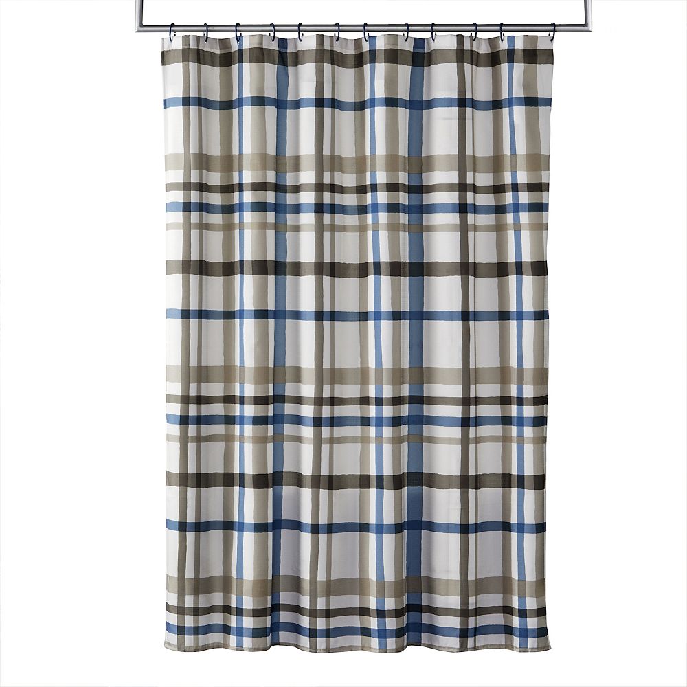 The Big One® Logan 13-Piece Plaid Shower Curtain & Hook Set