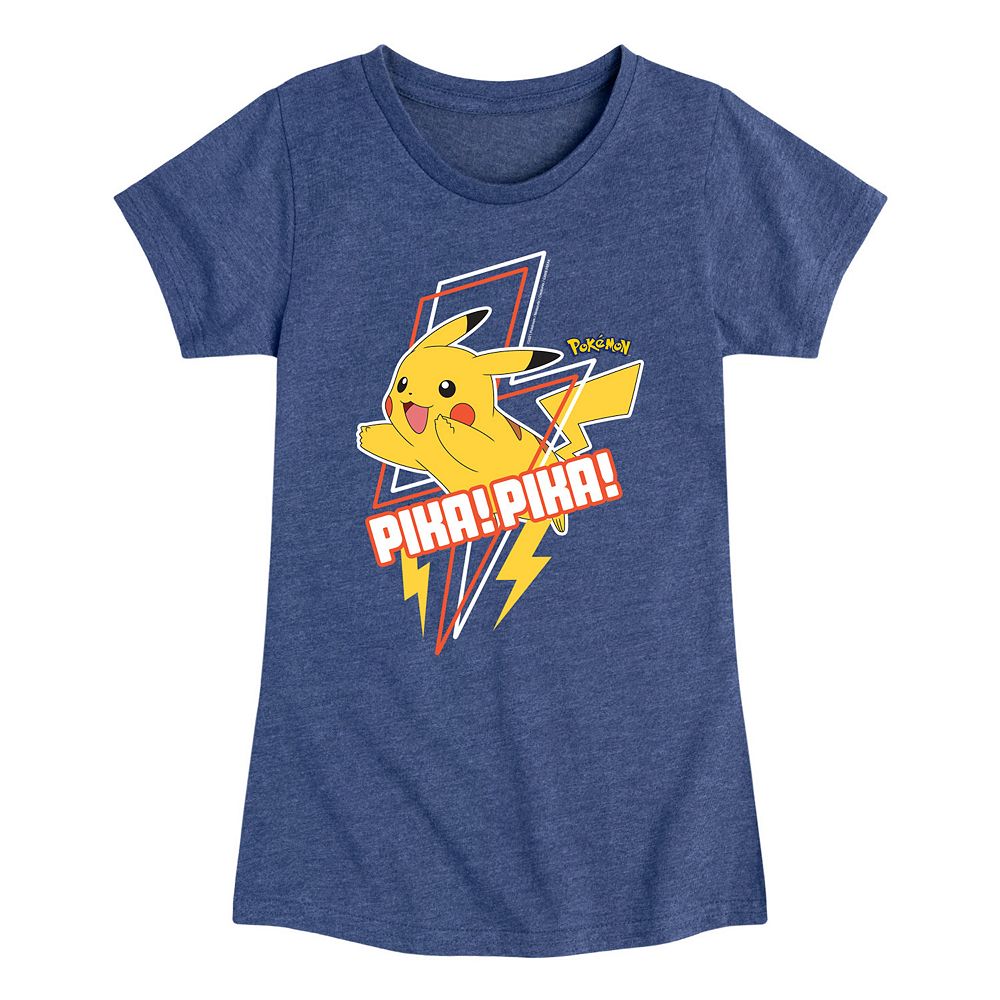 Girls 7-16 Pokemon Pikachu Pika Bolt Graphic Tee