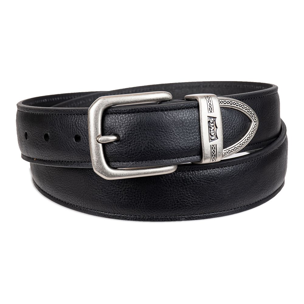 Men's Levi's® Western Style Metal Tip End Belt with Regular and Big ...