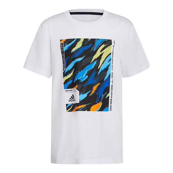 Boys 8-20 adidas Tiger Camo Sport Tee
