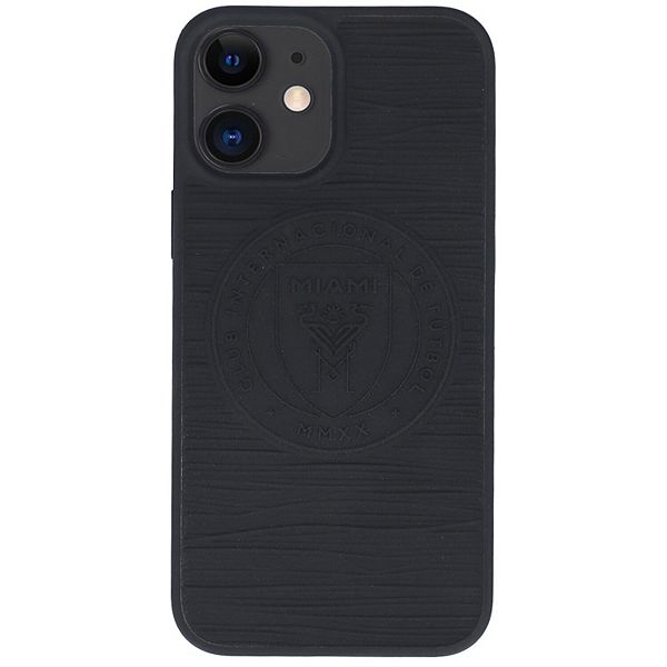 Black Inter Miami CF iPhone Logo Soft Matte Case