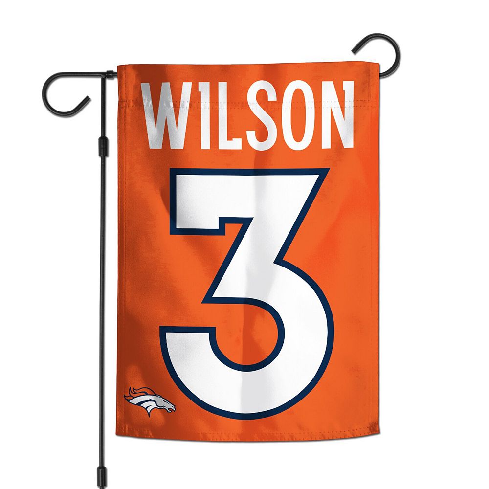 WinCraft Russell Wilson Denver Broncos 12" x 18" Player Double-Sided ...
