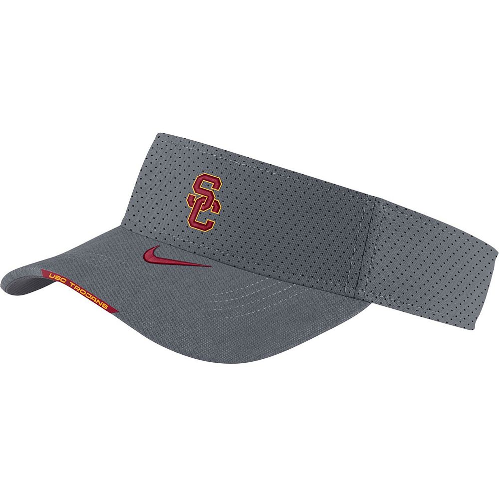Men's Nike Gray USC Trojans 2021 Sideline Performance Visor