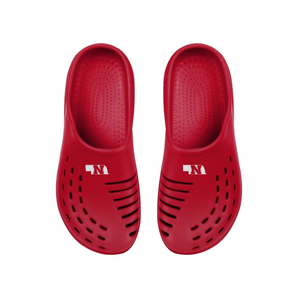 Men's FOCO Nebraska Huskers Molded Garden Clogs
