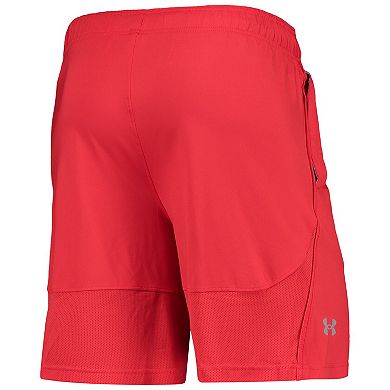 Men's Under Armour Red Texas Tech Red Raiders Mesh Raid Performance Shorts