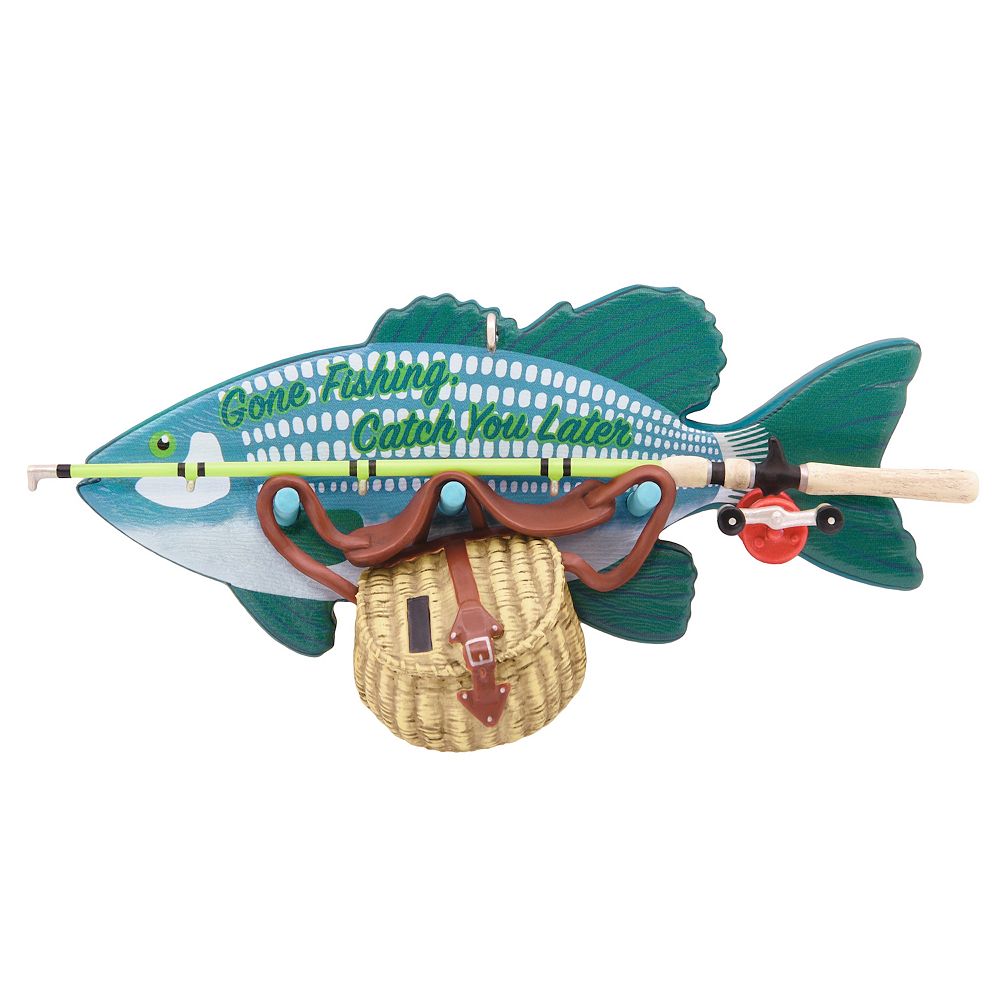 Gone Fishing 2022 Hallmark Keepsake Christmas Ornament