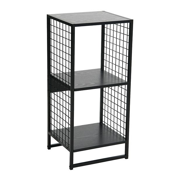 2 cube storage unit black store