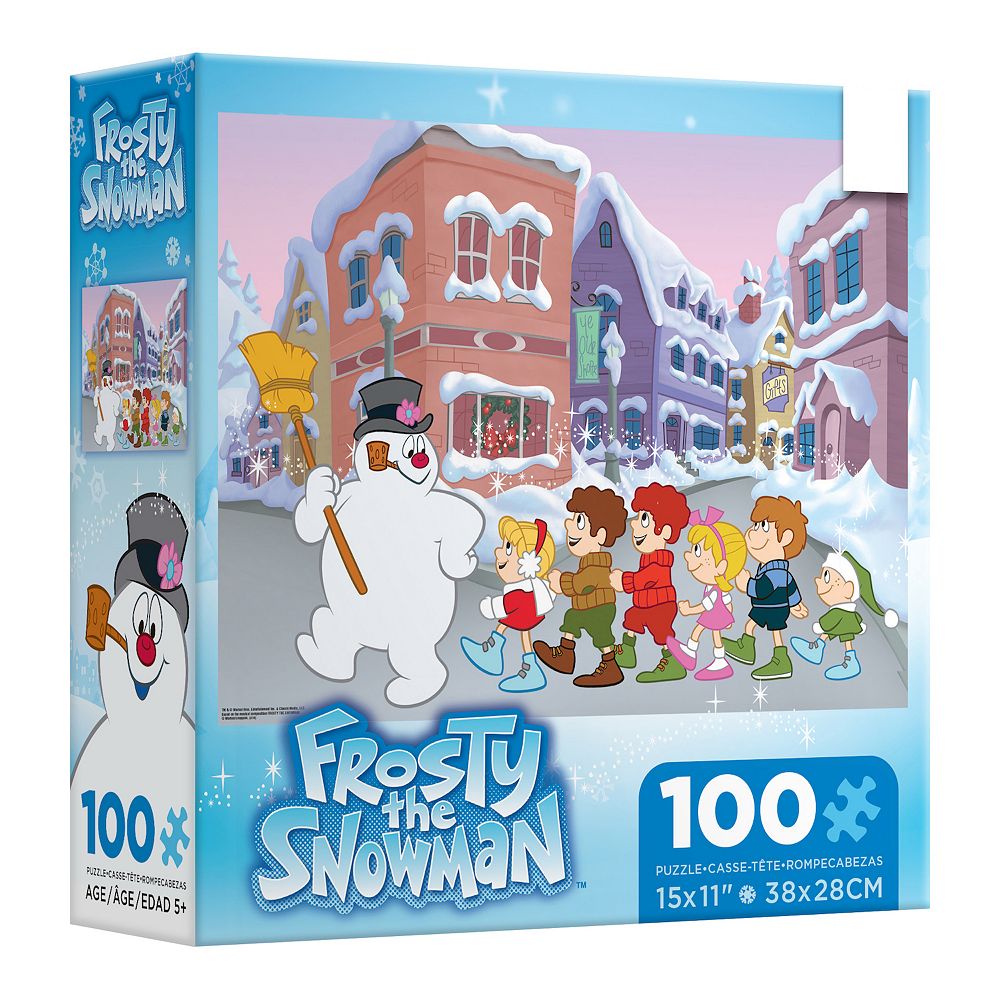 Gamewright Frosty the Snowman Follow Frosty 100-Piece Puzzle