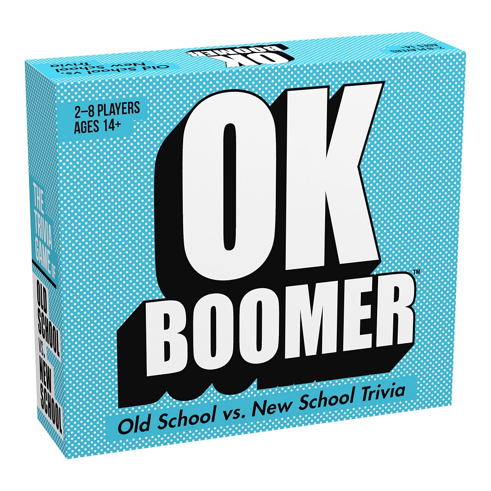Goliath Games OK Boomer: Old School vs. New School Trivia Game