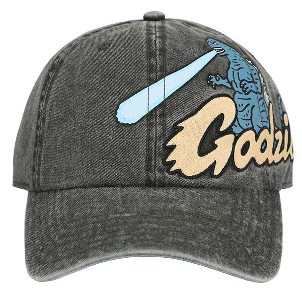 Women's Godzilla Side Embroidery Grey Dye Hat