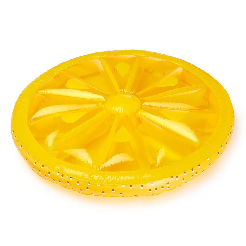 Swimline 9054Y Inflatable 60" Lemon Slice Island Pool Float Water Raft ...
