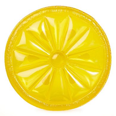 Swimline 9054Y Inflatable 60" Lemon Slice Island Pool Float Water Raft ...