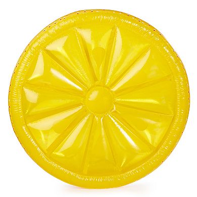 Swimline 9054Y Inflatable 60" Lemon Slice Island Pool Float Water Raft ...