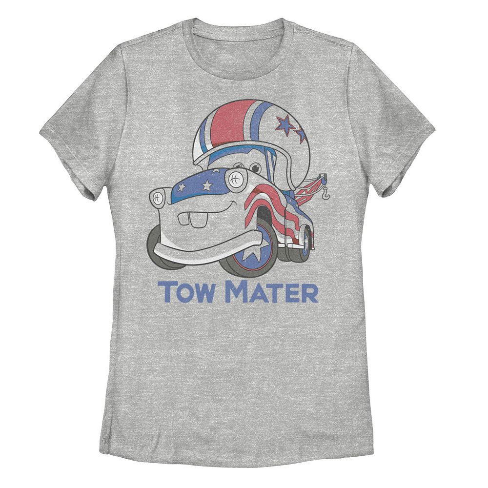 Disney / Pixar's Cars Tow Mater Juniors' 4th of July Flag Paint Job Tee