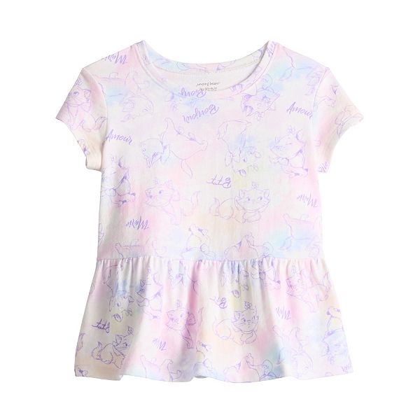 Disney's The Aristocats Marie Baby & Toddler Girl Peplum Tee by Jumping ...