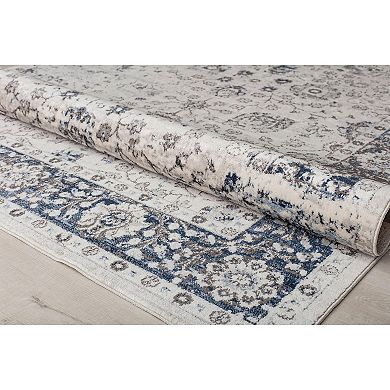 Rugs America Prescott Atlantic Faded Area Rug