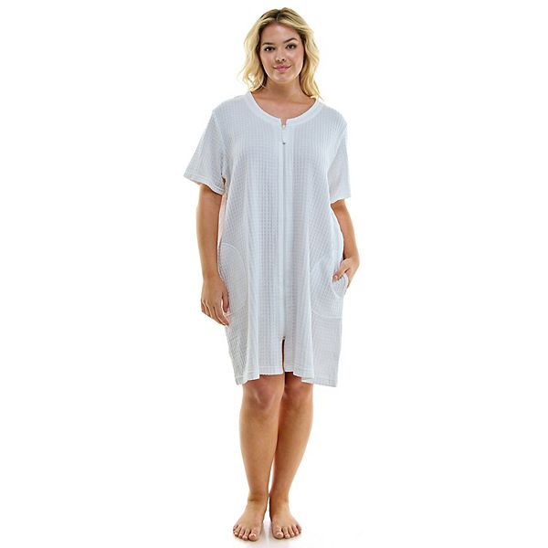 Plus Size Croft & Barrow® Zip Front Robe