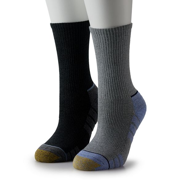 GOLDTOE 2 Pack Eco Performance Crew Socks
