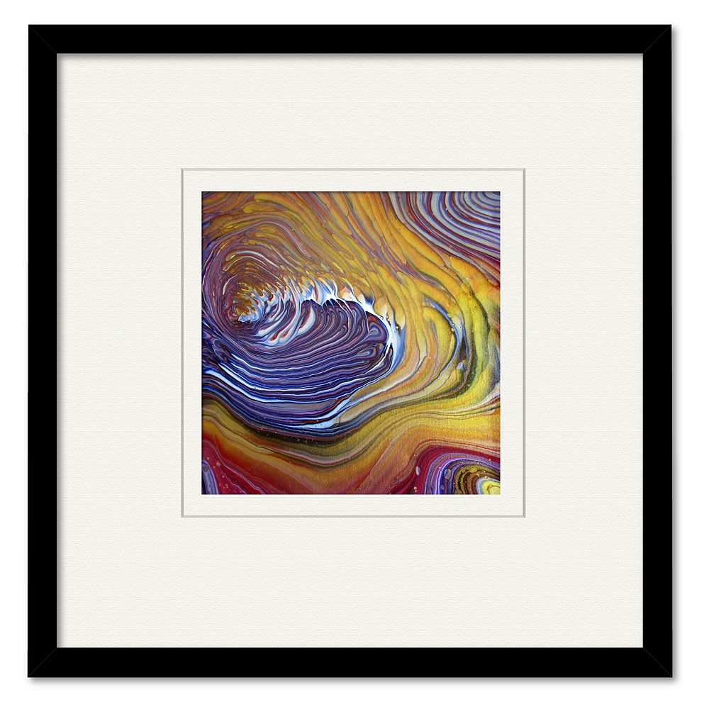 COURTSIDE MARKET Royalty Waves Framed Wall Art