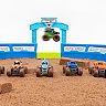 Monster Jam Mini World Finals Monster Dirt Arena with 2lbs Kinetic Sand ...