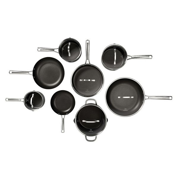 Calphalon Classic 14-pc. Hard-Anodized Nonstick Cookware Set - Black ...