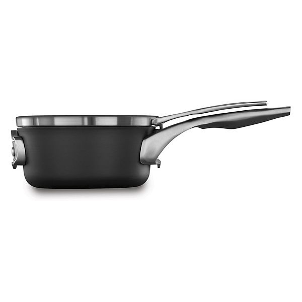 Calphalon Premier 1.5-qt. Space-Saving Hard-Anodized Nonstick Sauce Pan ...