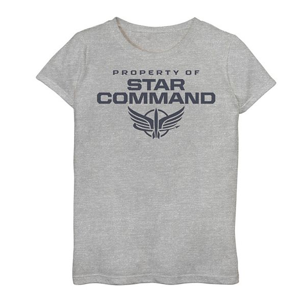 Disney's Buzz Lightyear Girls 7-16 "Property Of Star Command" Logo ...