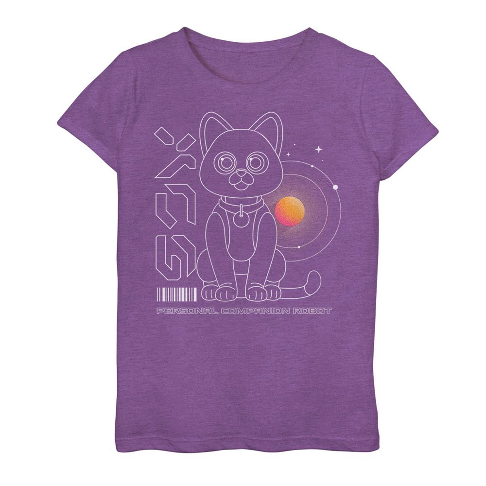 Disney's Buzz Lightyear Girls 7-16 Robot Sox Barcode Sketch Graphic Tee
