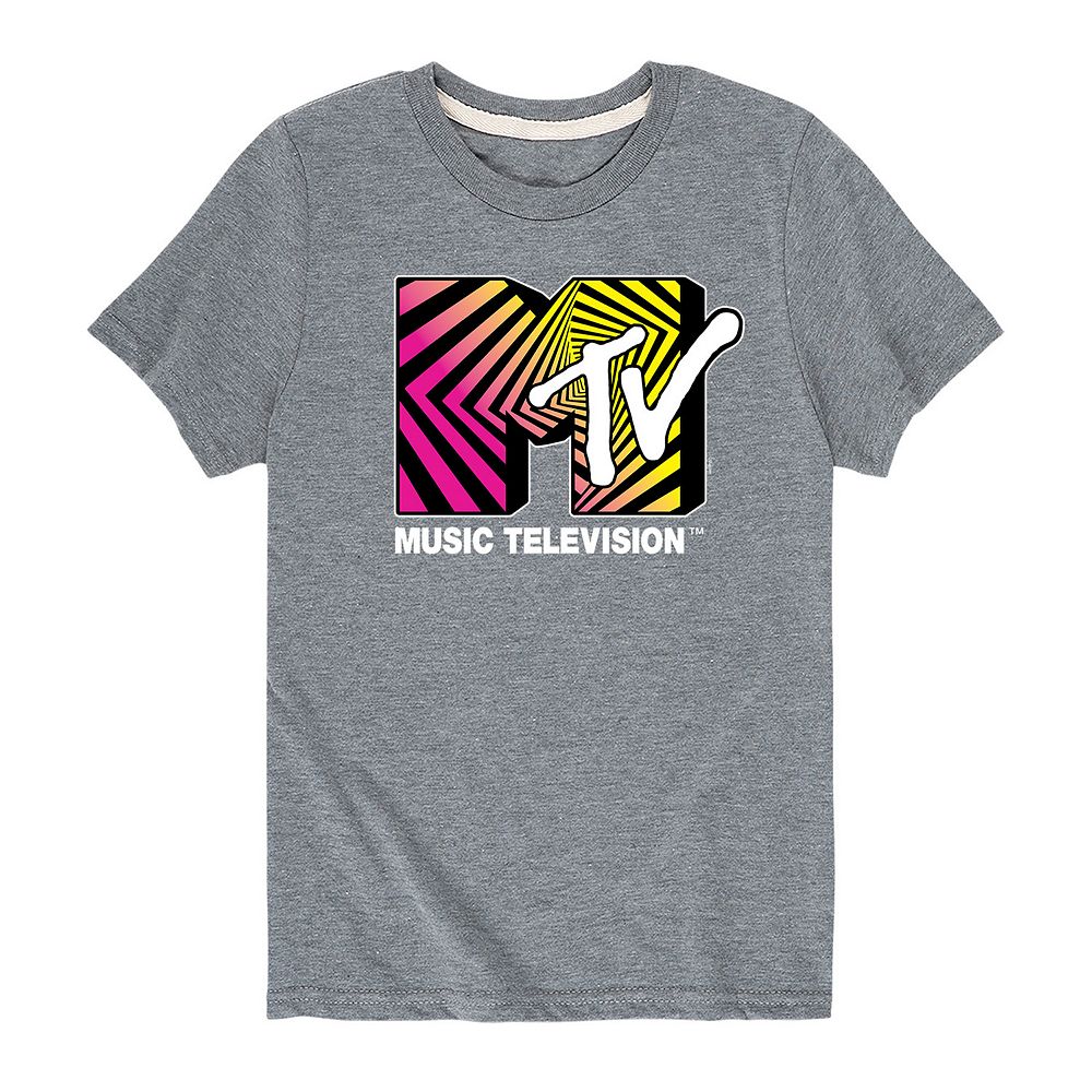 Boys 8-20 MTV Classic Logo Optical Graphic Tee