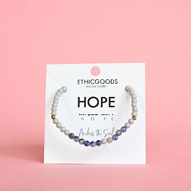 Ethic Goods Hope Morse Code Bracelet