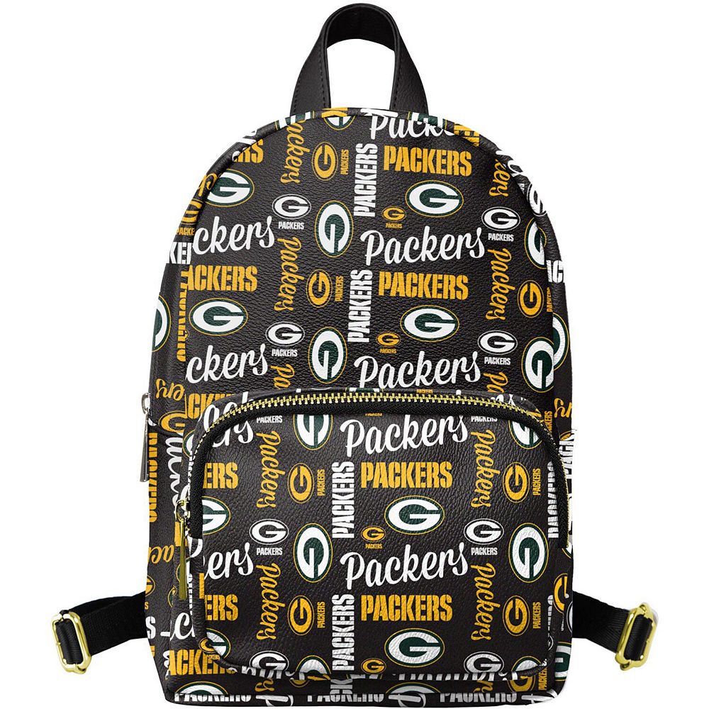 Youth FOCO Black Green Bay Packers Repeat Brooklyn Mini Backpack